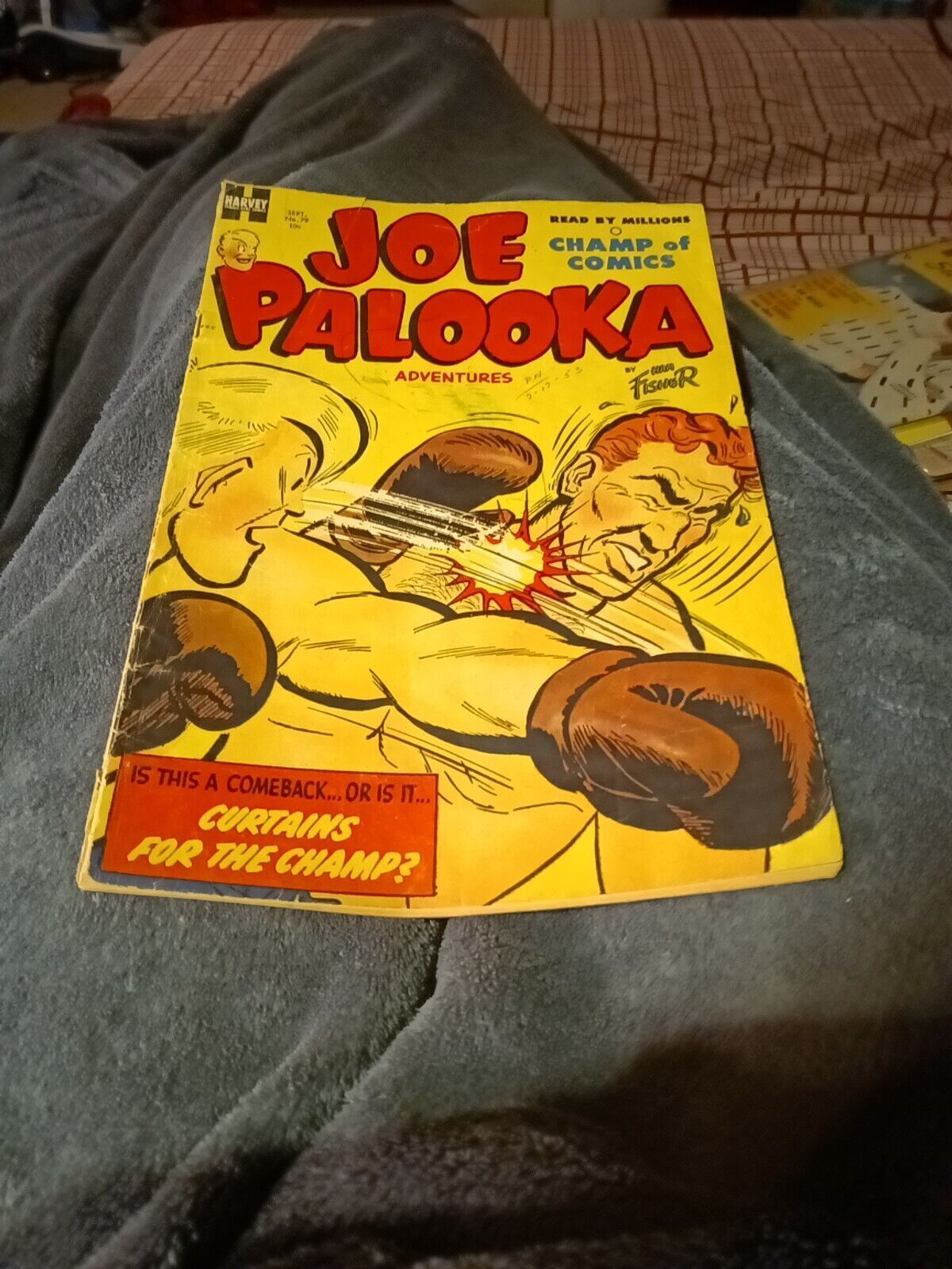 Joe Palooka #79 Ham Fisher 1953 - Harvey Comics Boxing Cover Golden Age ...