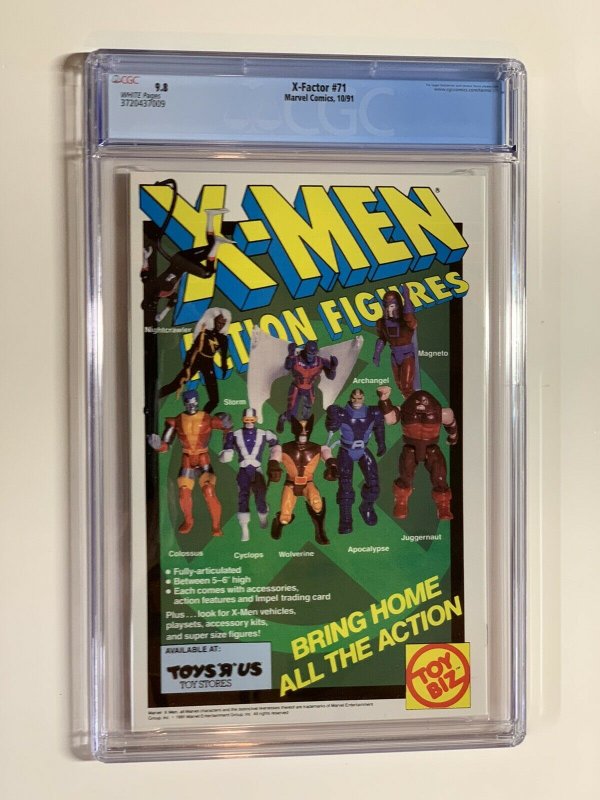 X-factor 71 Cgc 9.8 White Pages Marvel Copper Age X-men | Comic Books ...
