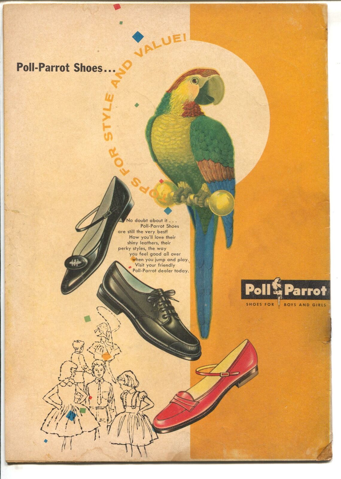 Poll Parrot #13 1961-Western-Runaway Genie-shoe store promo-G/VG ...