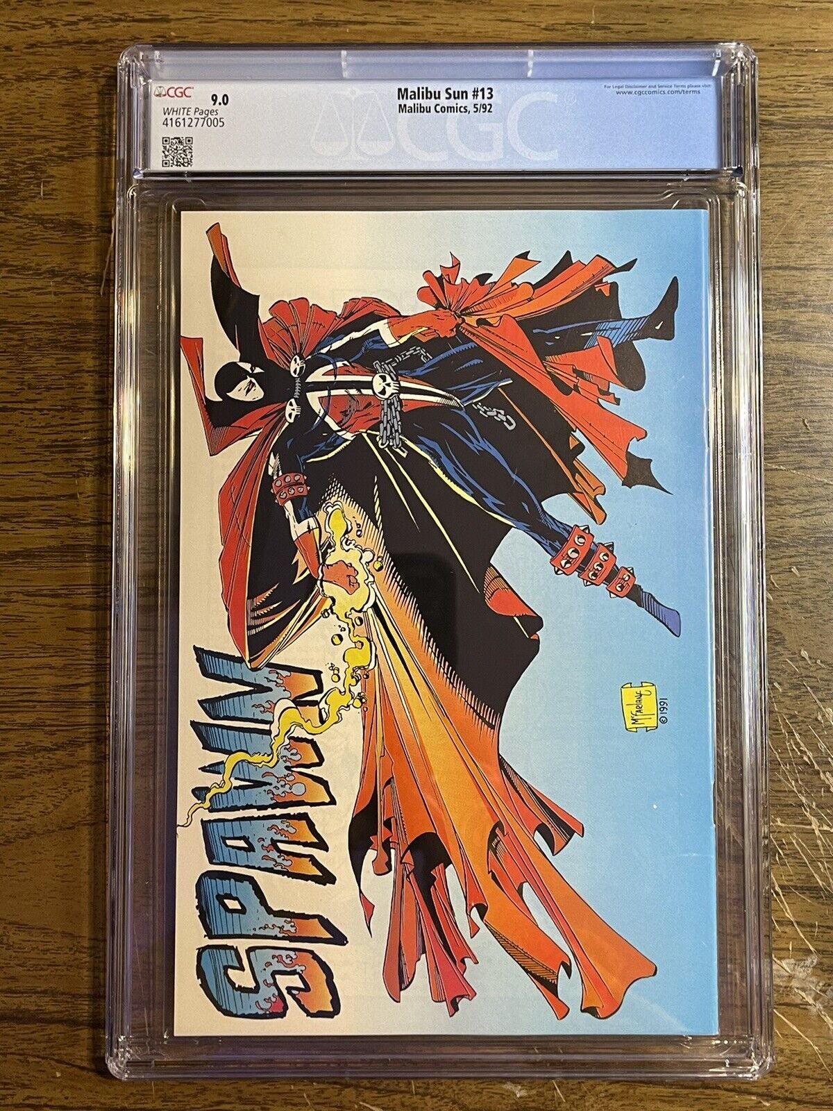 Malibu SUN Spawn #13 (1992) CGC 9.0 1st Appearance of Spawn! Todd Mcfarlane | Comic Books ...