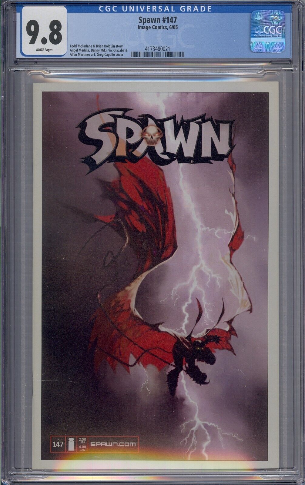 Spawn #147 CGC 9.8 Todd Mcfarlane Greg Capullo | Comic Books - Modern Age, Image Comics, Spawn ...