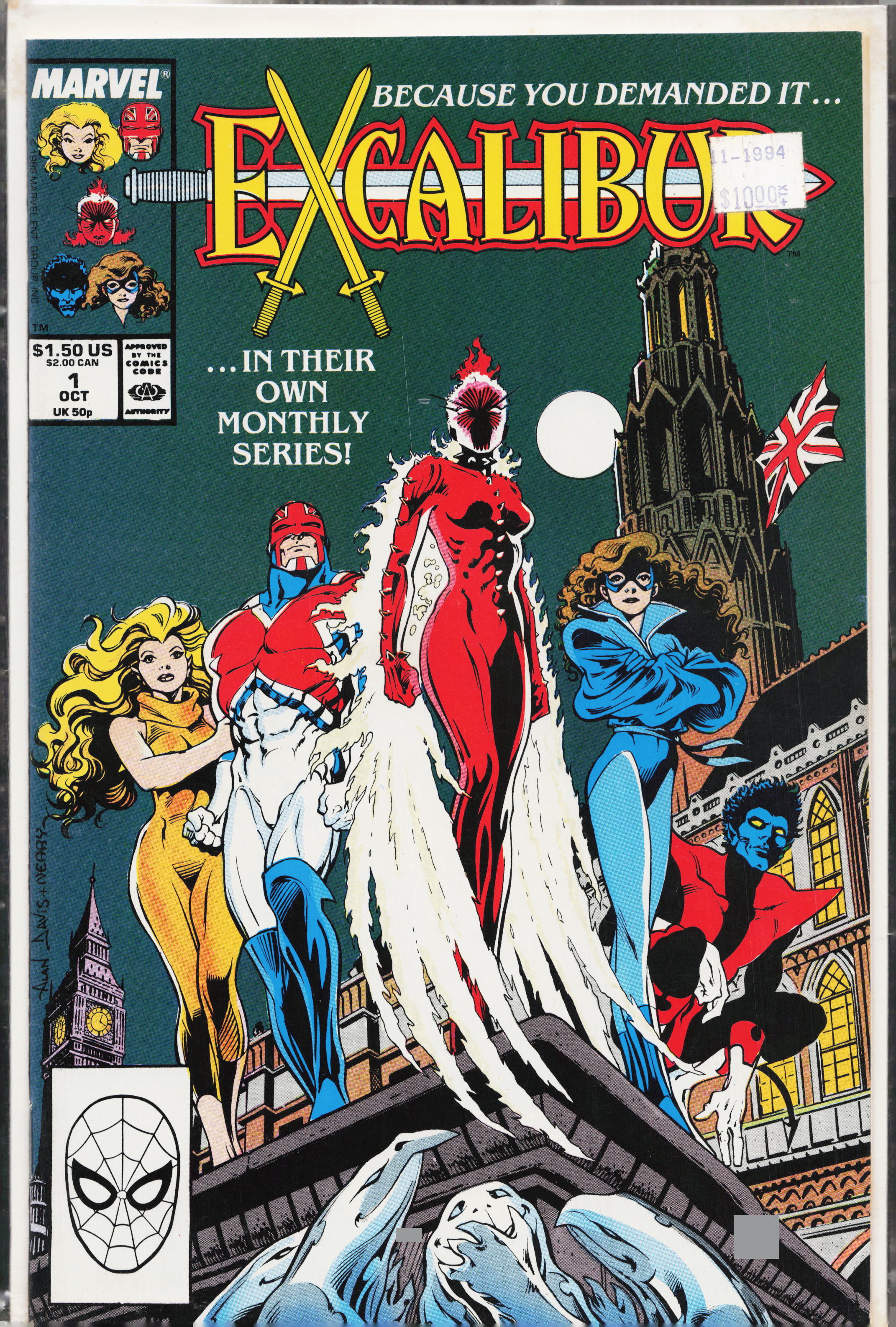 Excalibur #1 (1988) Excalibur | Comic Books - Copper Age, Marvel ...