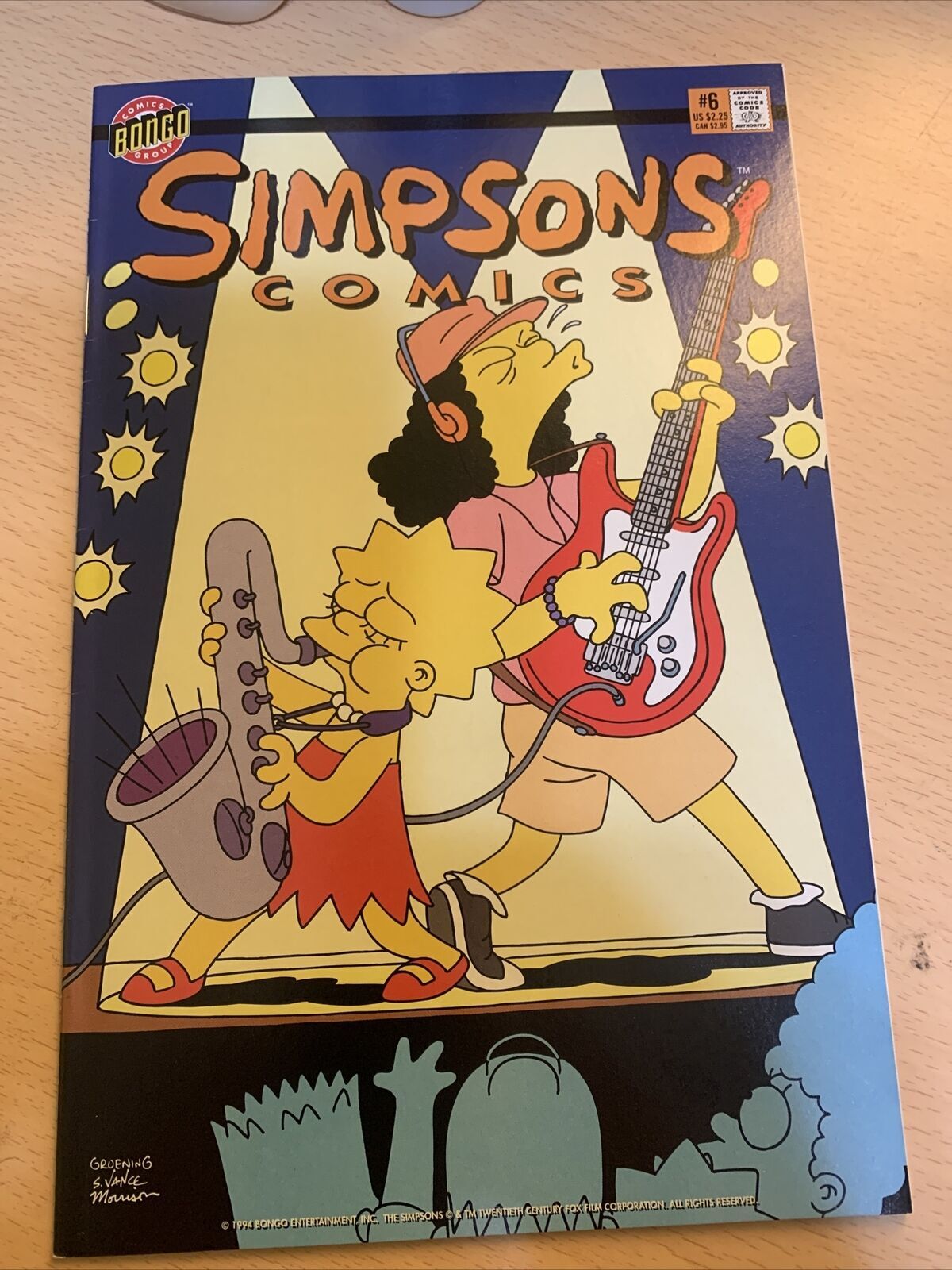 The Simpsons Comics #6 1ST PRINT 2nd APPEARANCE Bartman BONGO COMIC 1994 | International - Comic ...
