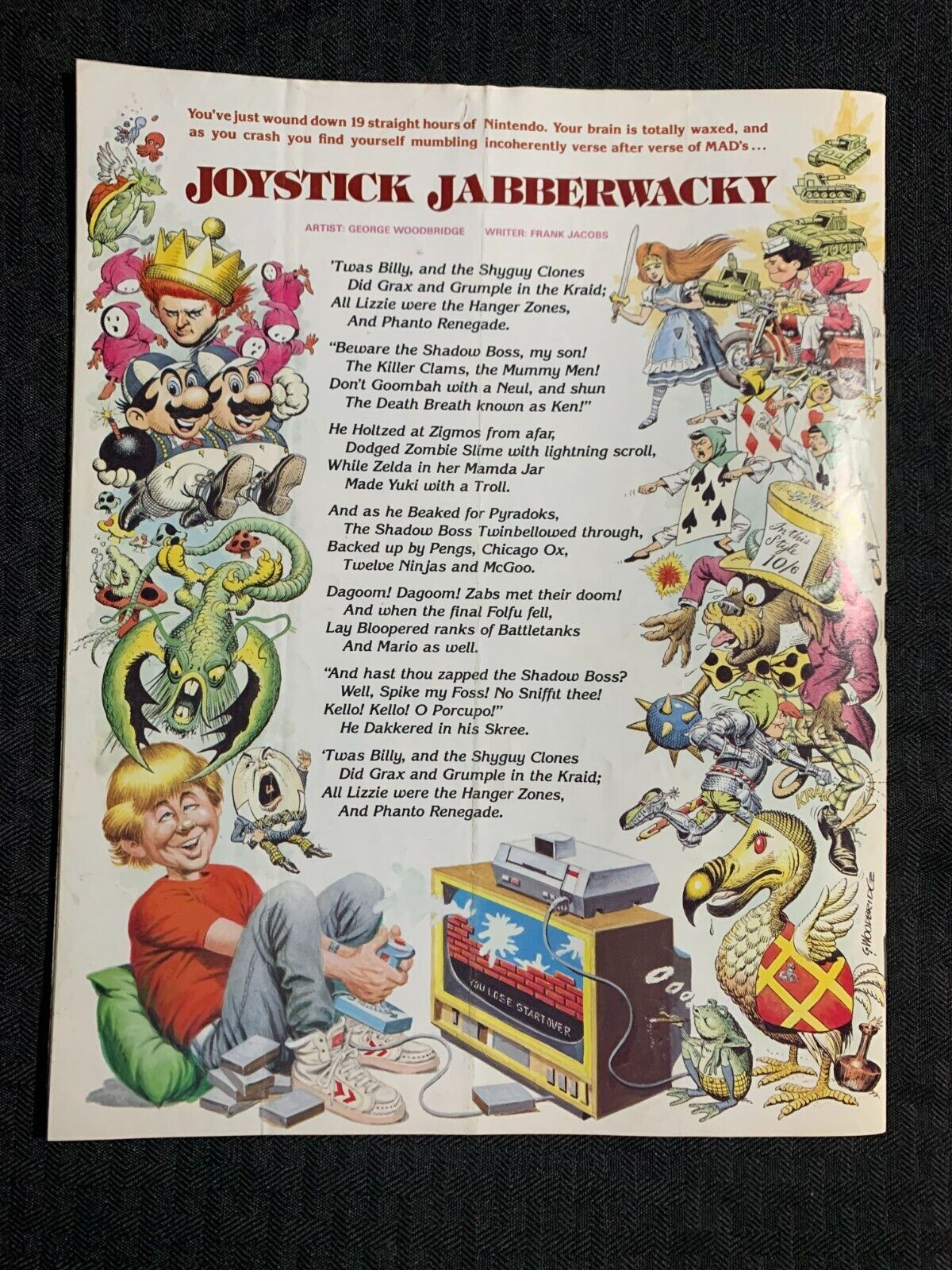 1990 MAD Magazine #292 VG 4.0 Alfred E Neuman / Nintendo Video Games ...