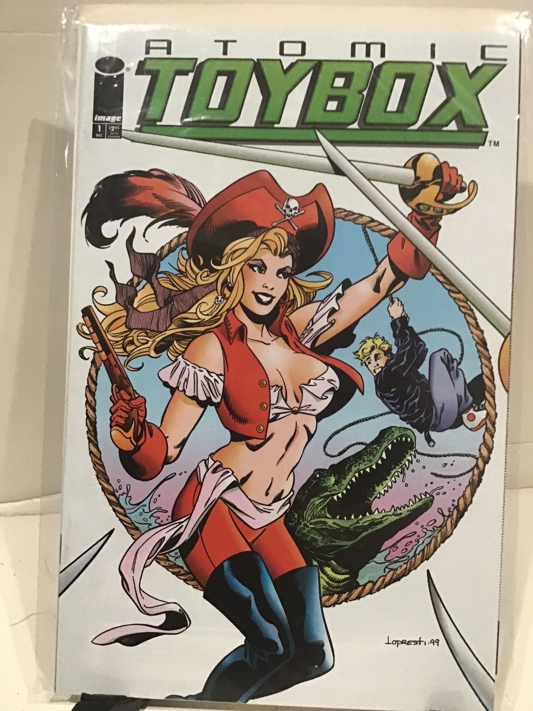 Atomic Toybox Cover C (1999) | Comic Books - Modern Age, Image Comics, Horror & Sci-Fi / HipComic