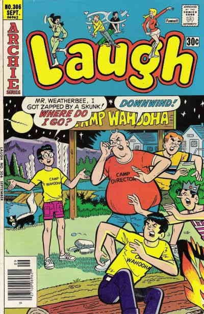 Laugh Comics #306 VG ; Archie | low grade comic September 1976 Camp ...