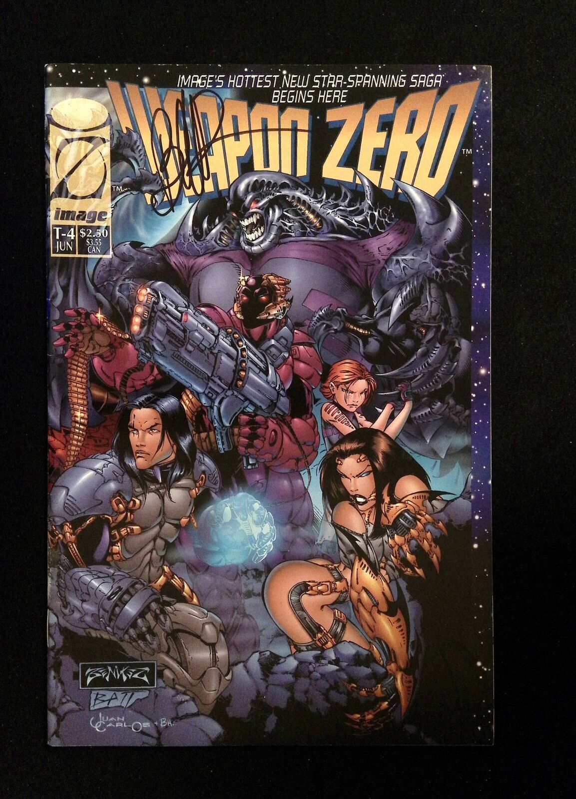 Weapon Zero #1B Image Comics 1995 VF+ SIGNED JOE BENITEZ | Comic Books - Modern Age, Top Cow ...