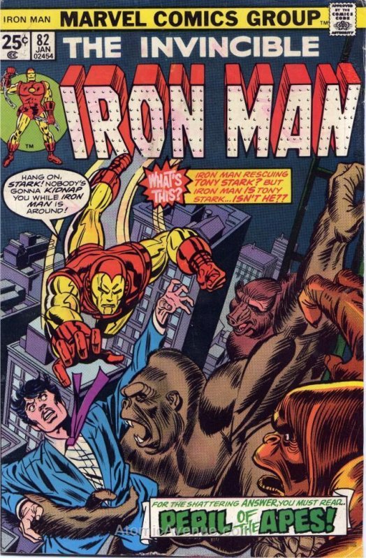 Iron Man (1st Series) #82 (with Marvel Value Stamp) FN; Marvel | Super ...