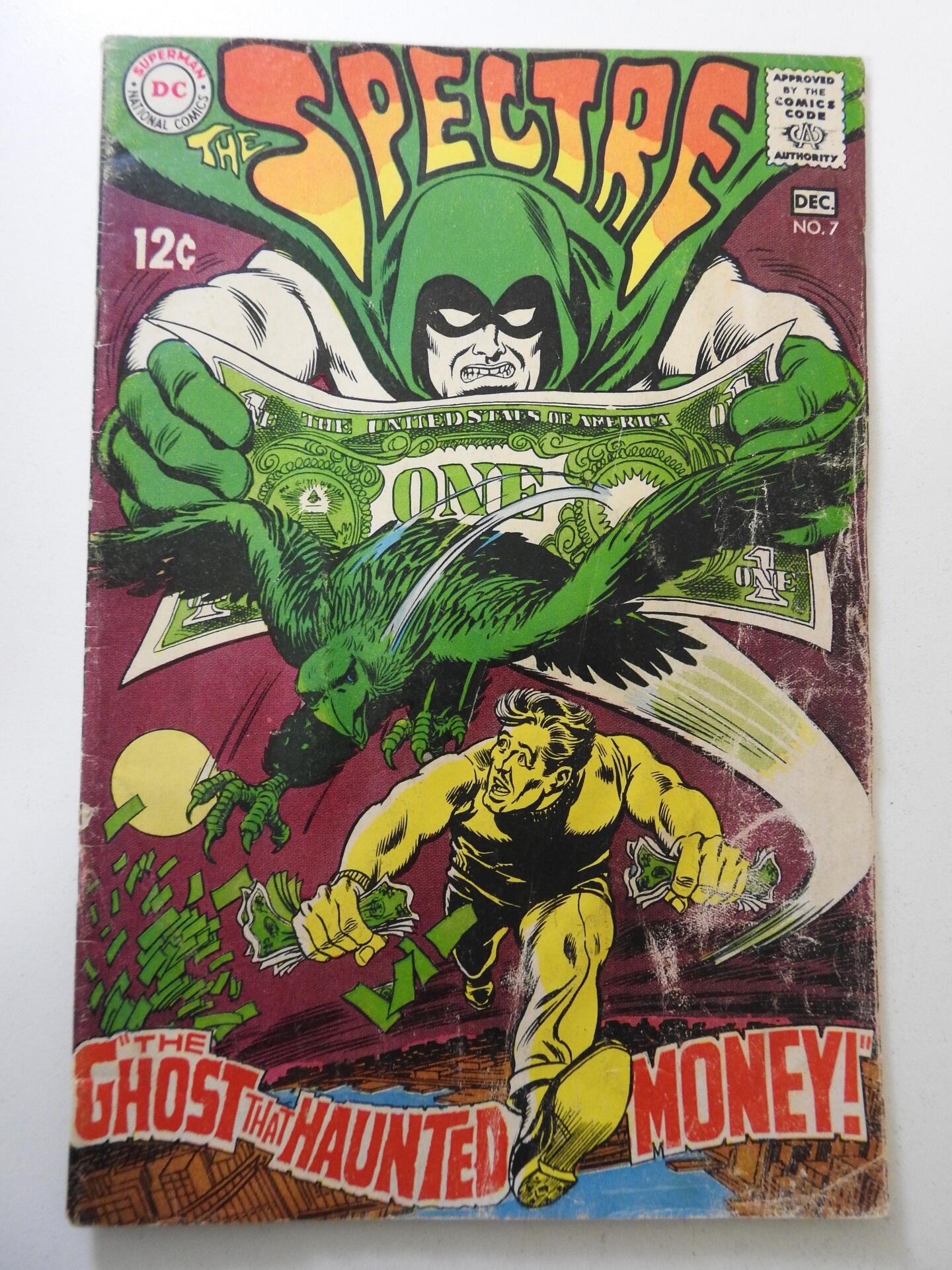 The Spectre #7 (1968) GD+ Condition moisture damage, rust on bottom ...