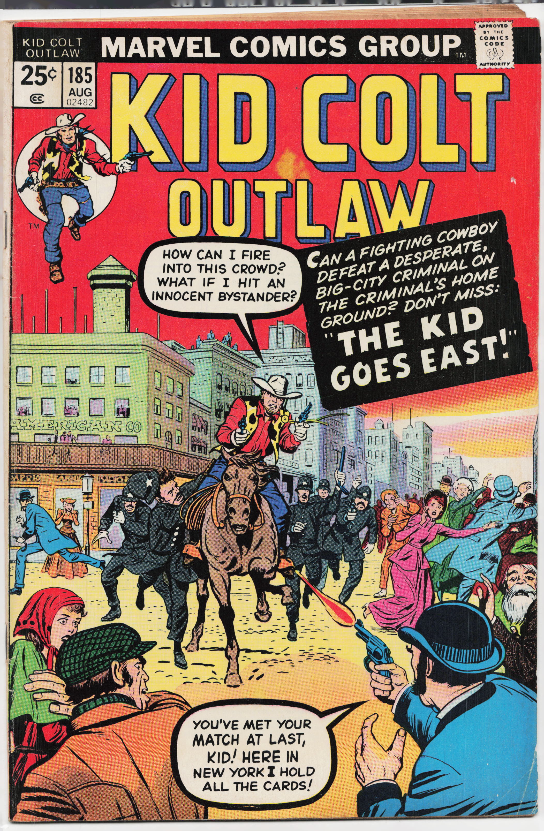 Kid Colt Outlaw #185 (1974) Kid Colt | Comic Books - Bronze Age, Marvel ...