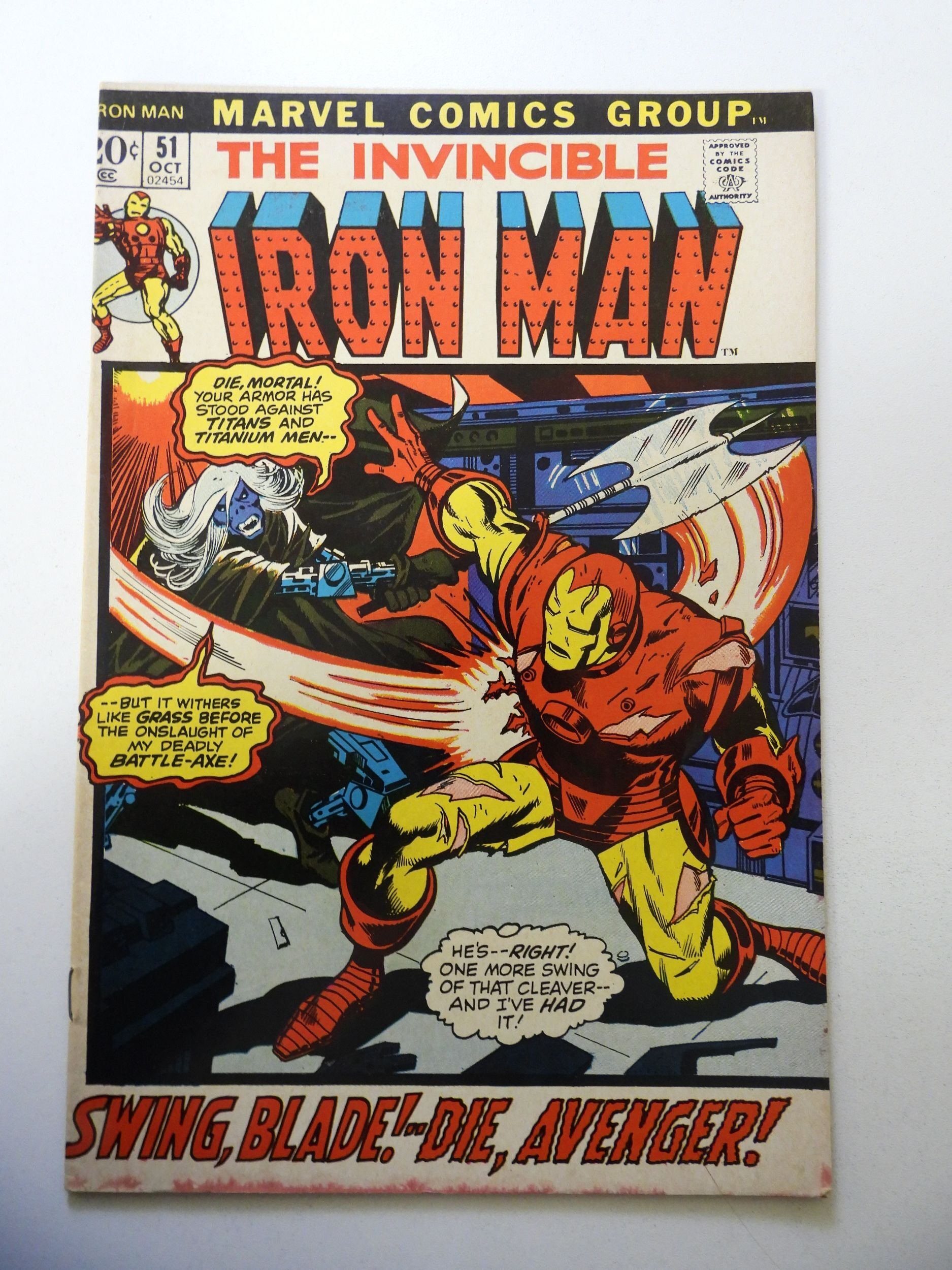Iron Man #51 (1972) FN+ Condition | Comic Books - Bronze Age, Marvel ...