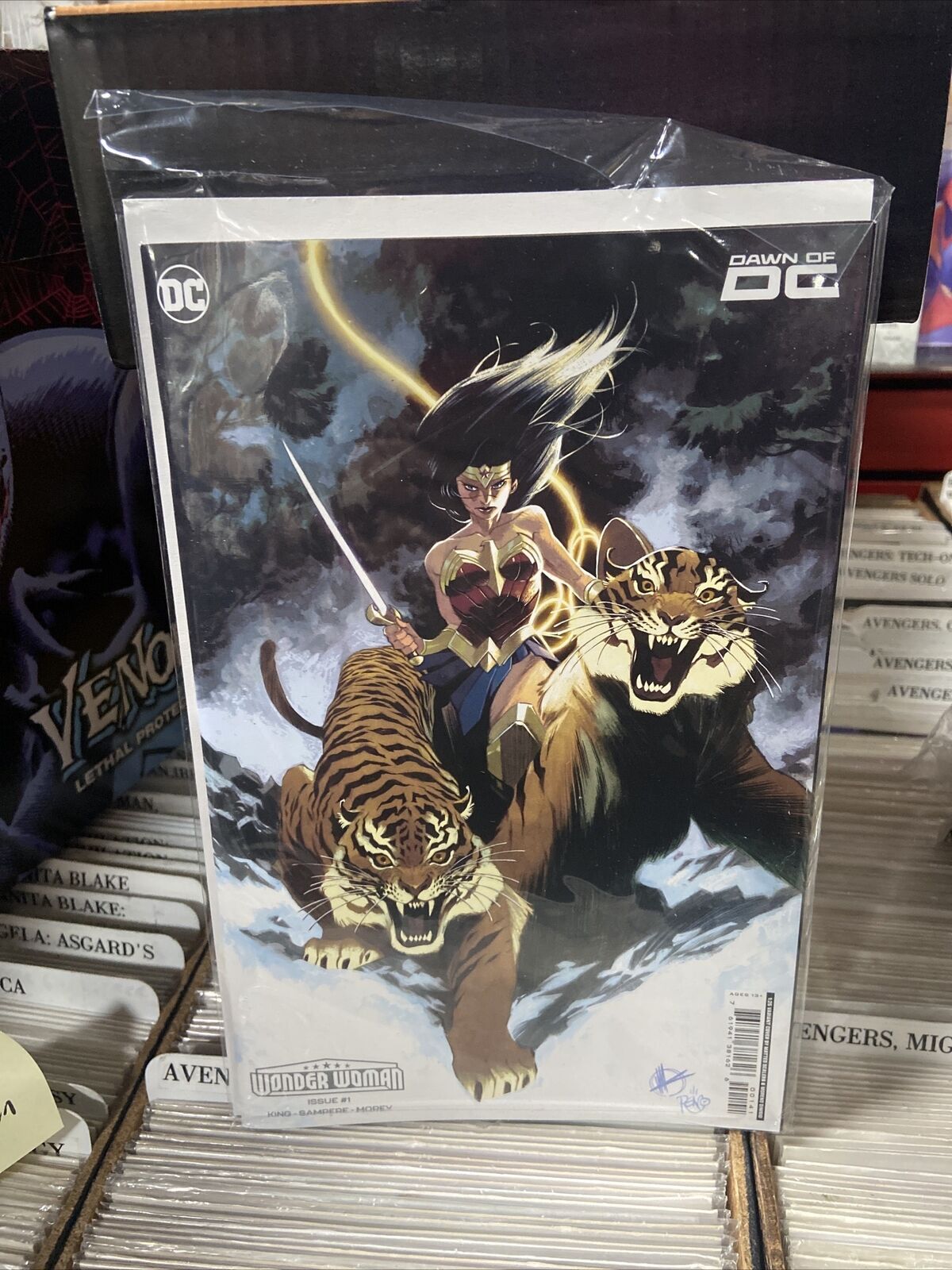 Wonder Woman #1 1:25 Variant Matteo Scalera Card Stock Retail Incentive ...