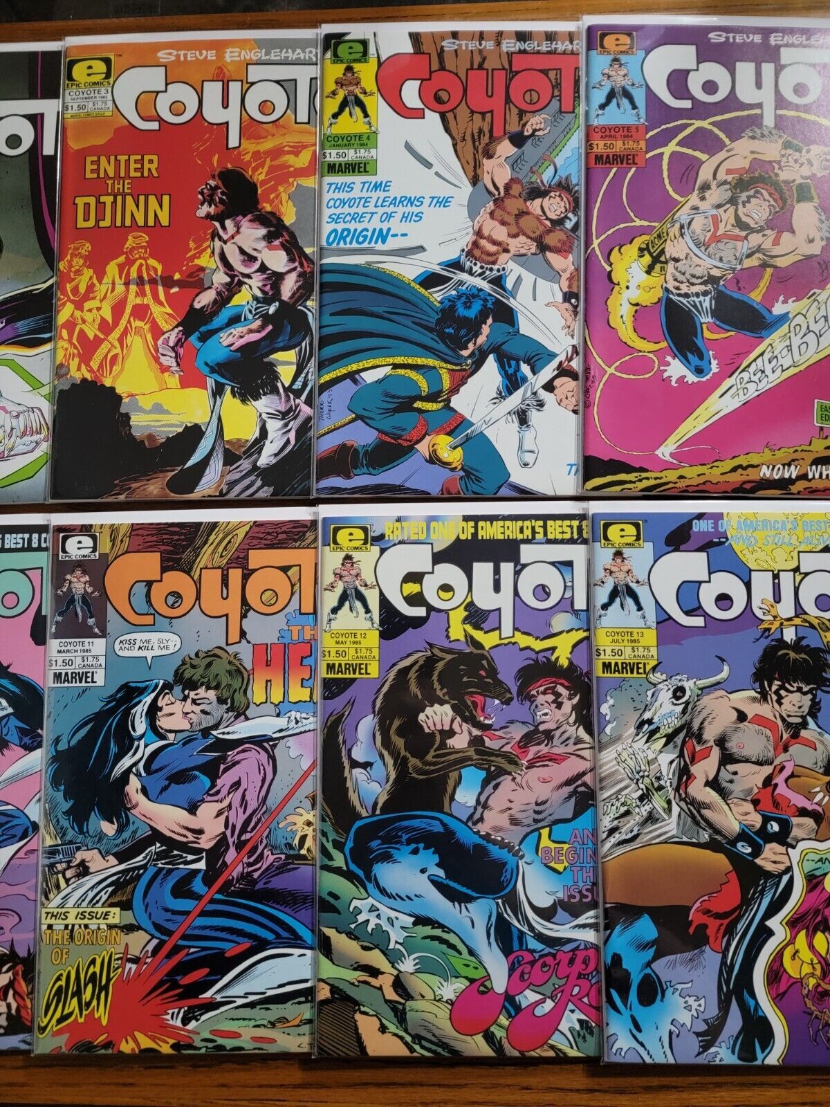 Coyote 1-16 Complete Set Run! ~ NEAR MINT NM ~ 1983 Epic / Marvel ...