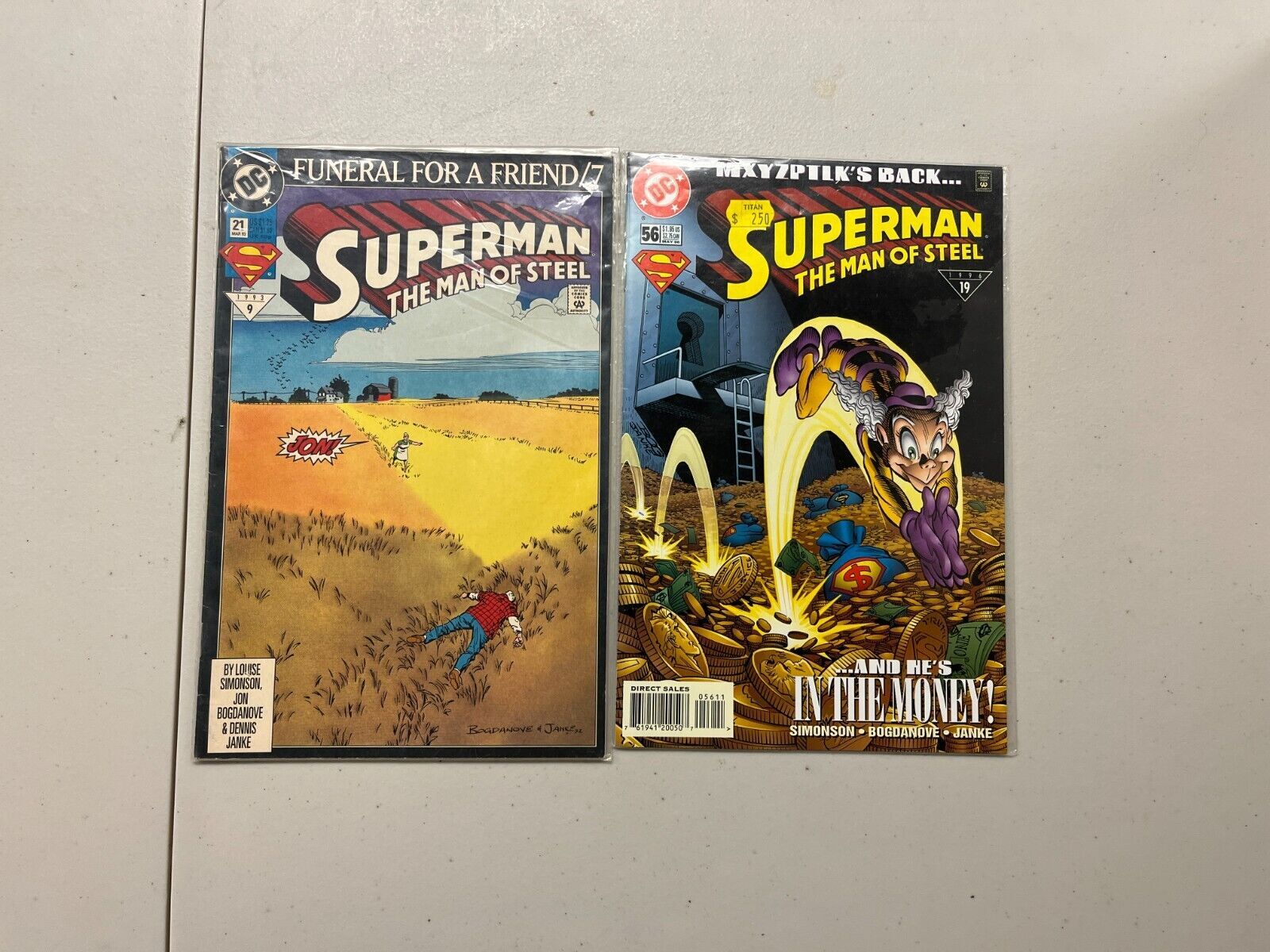 4 Superman The Man of Steel DC Comics Books #21 56 124 132 14 JW12 | Comic Books - Modern Age ...