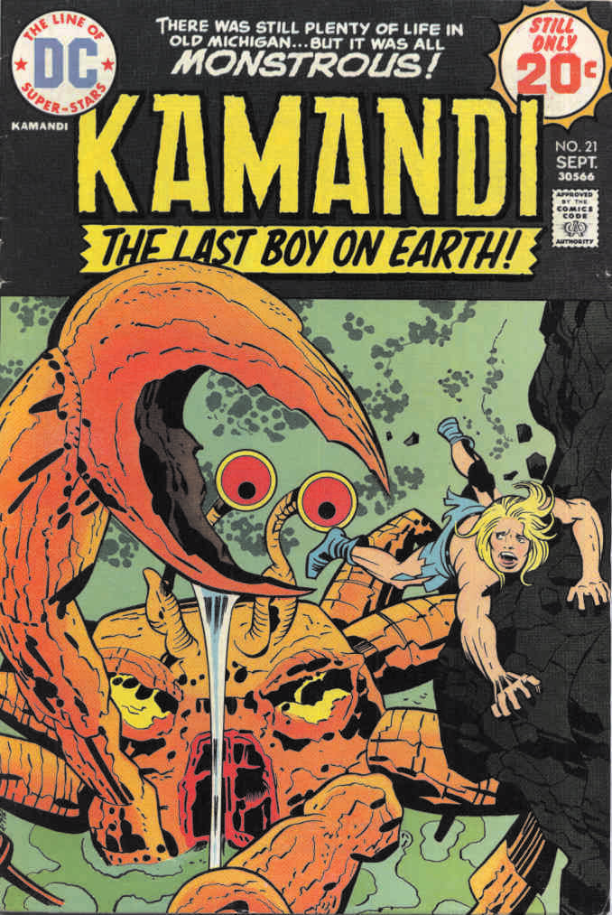 Kamandi, the Last Boy on Earth #21 FN ; DC | Jack Kirby 1974 | Comic ...