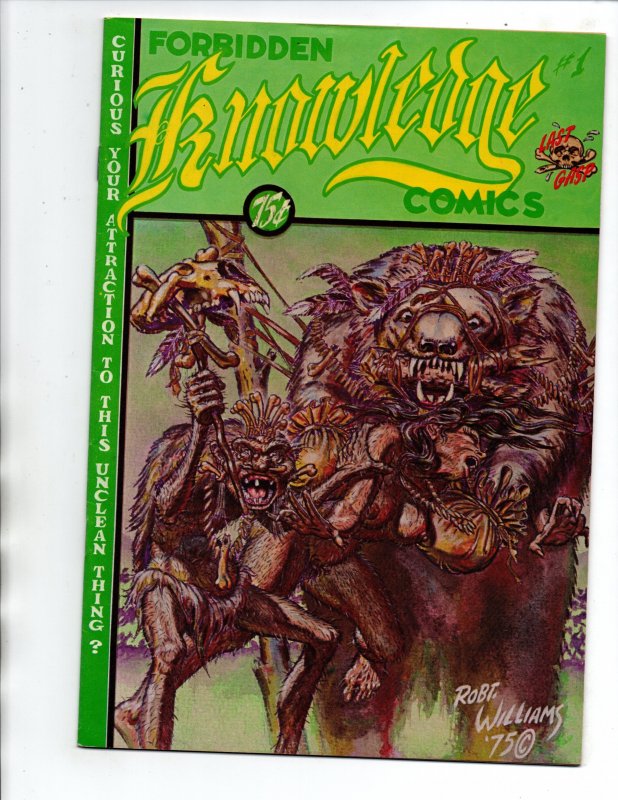 Forbidden Knowledge Comics #1 - Underground - 1975 - VF | Comic Books ...