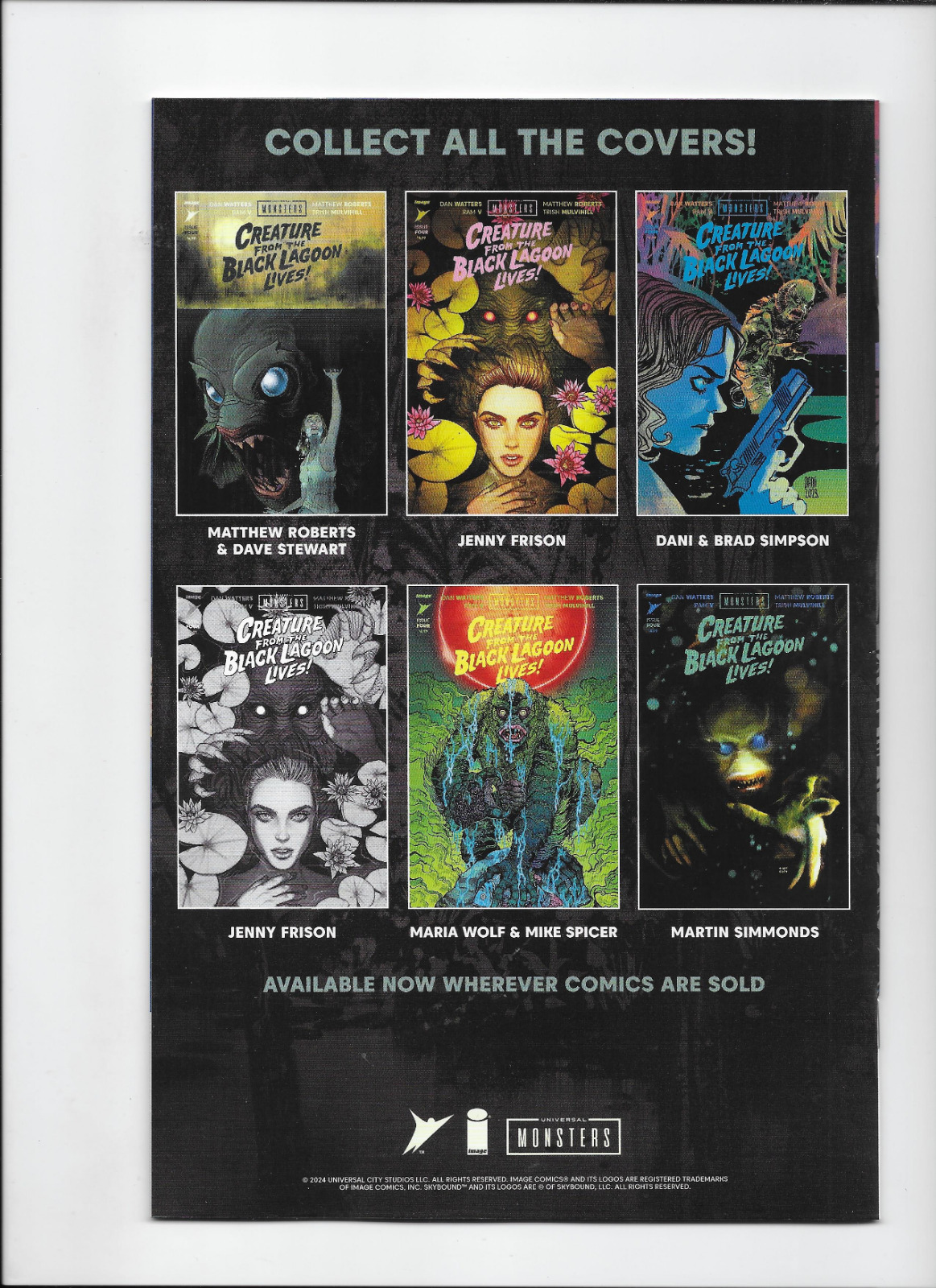 Universal Monsters Creature From the Black Lagoon #4 1:10 | Comic Books ...