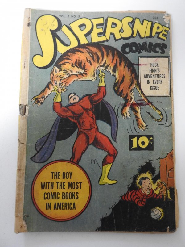 Supersnipe Comics #17 (1944) GD Condition | Comic Books - Golden Age ...