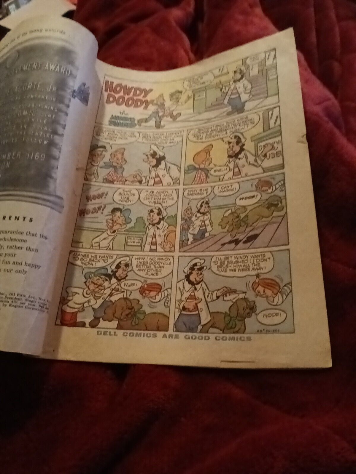 Vintage 1955 Howdy Doody Comic Book #34 July - September Dell Train ...