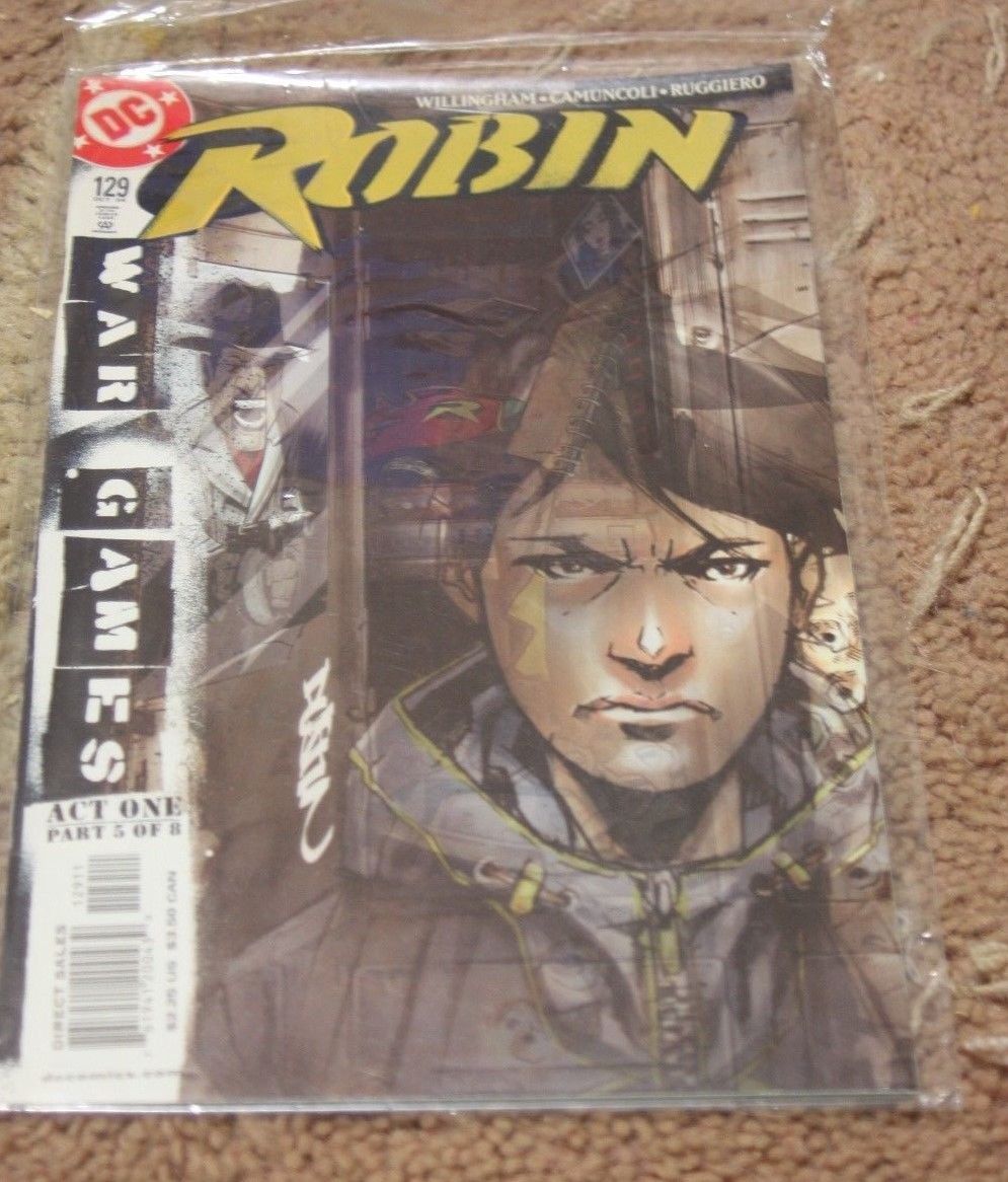 Robin comic # 129 (Oct 2004, DC) war games act 1 pt 5 batman dummy ...