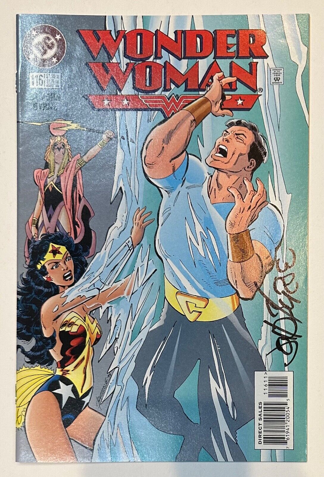 (1995) WONDER WOMAN #116 (2nd Series) Signed by JOHN BYRNE! | Comic ...