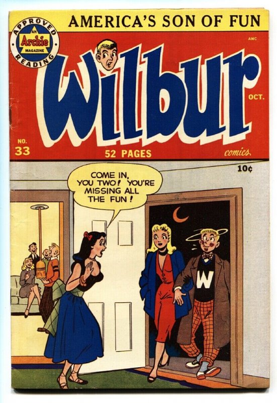 Wilbur #33 1950-Archie Comics-Headlight cover-Katy Keene- FN/VF ...