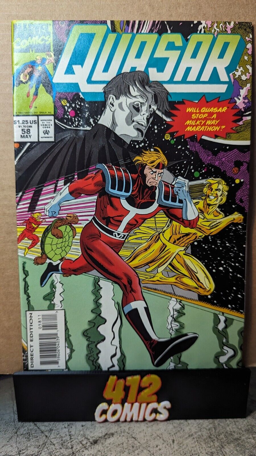 Quasar #58 1994 - 2nd app The Flash in the Marvel Universe-Combine Ship ...
