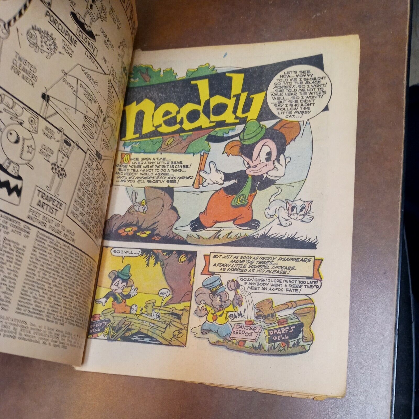 Holiday Comics #6 star 1952- LB Cole Birthday cover Animals on Parade ...