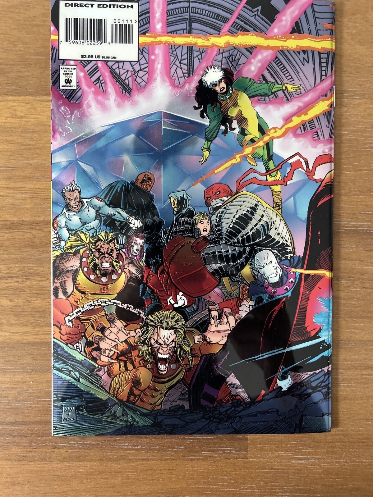 Marvel X-Men Omega #1 Comic Book (1995) NM Foil Cover Age of Apocalypse ...