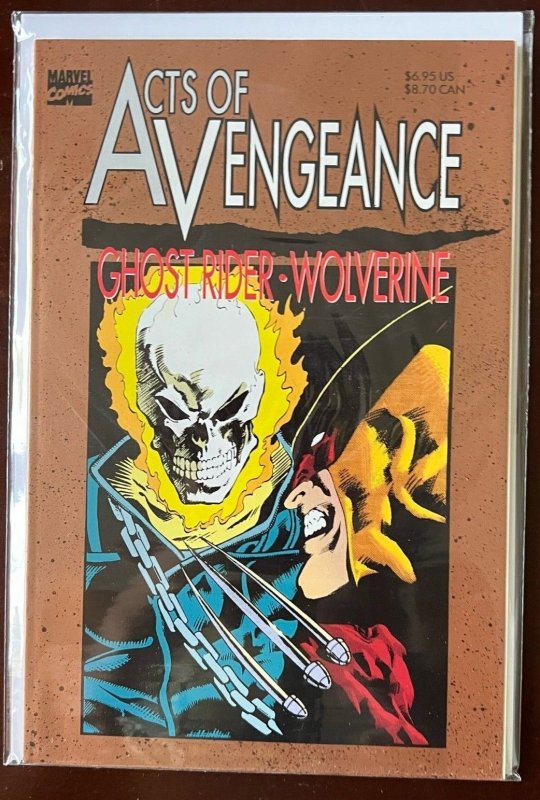 Wolverine and Ghost Rider in Acts of Vengeance #1 Marvel 8.0 VF (1994 ...