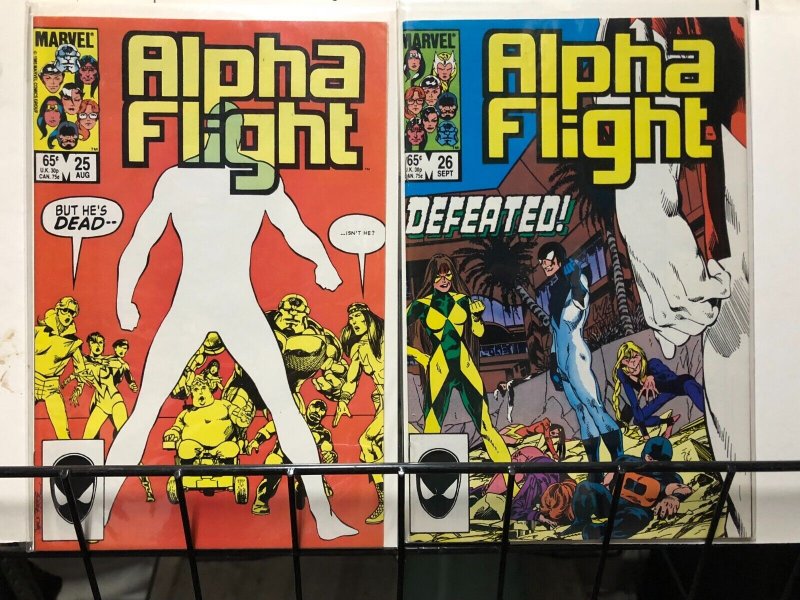 ALPHA FLIGHT (1985 Marvel) 25-26 John Byrne two part story arc | Comic ...