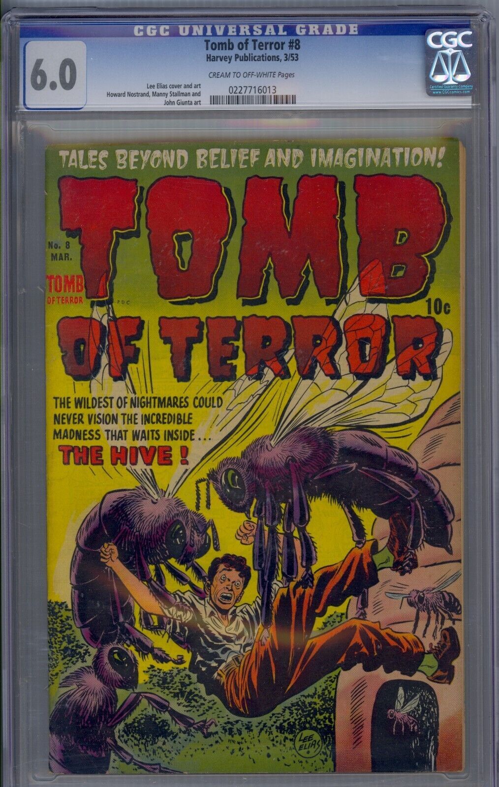 Tomb of Terror #8 CGC 6.0 LEE Elias Pre-Code Horror | Comic Books ...
