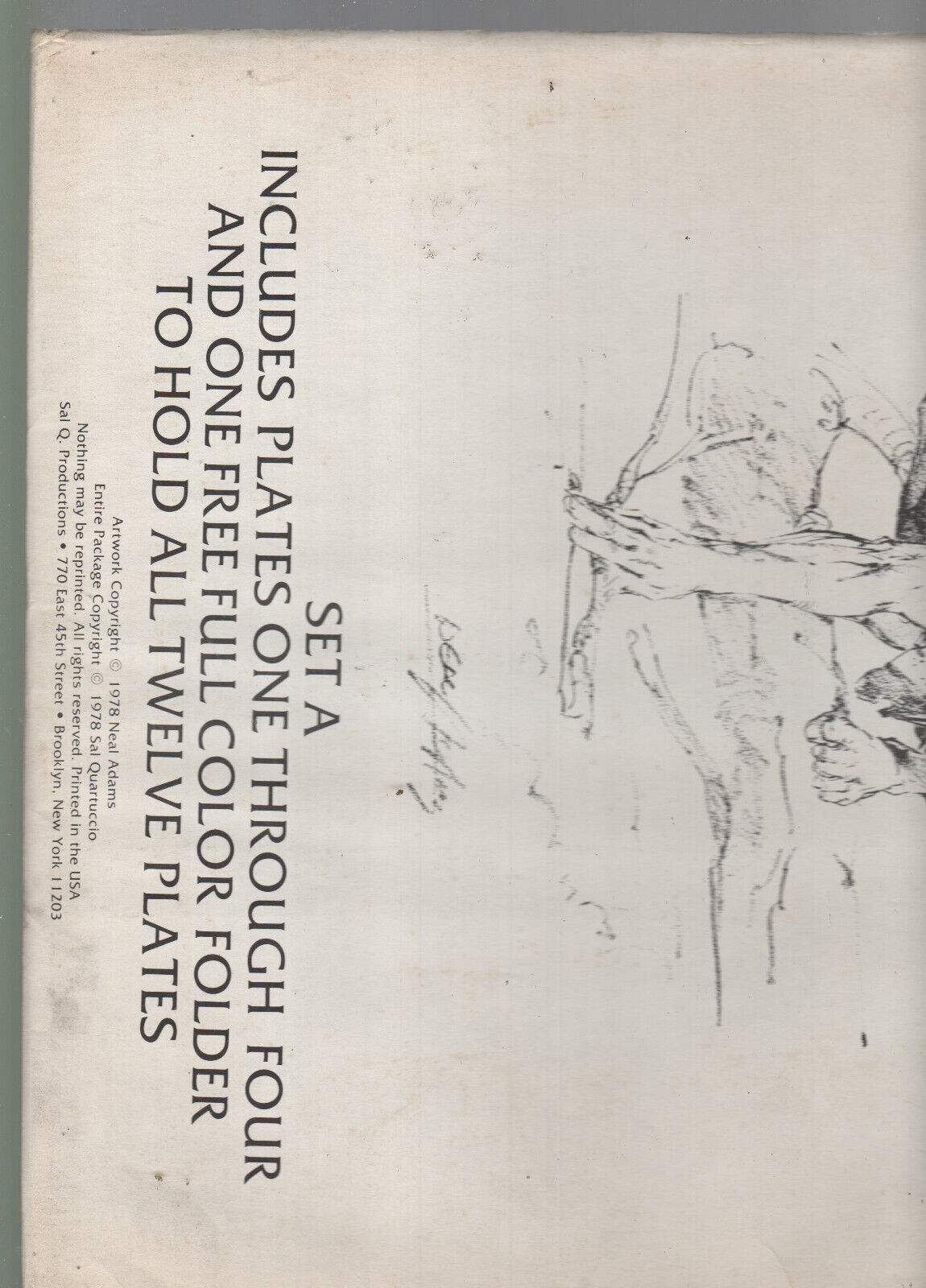 Neal Adams Portfolio Set A by Neal Adams | Comic Collectibles ...