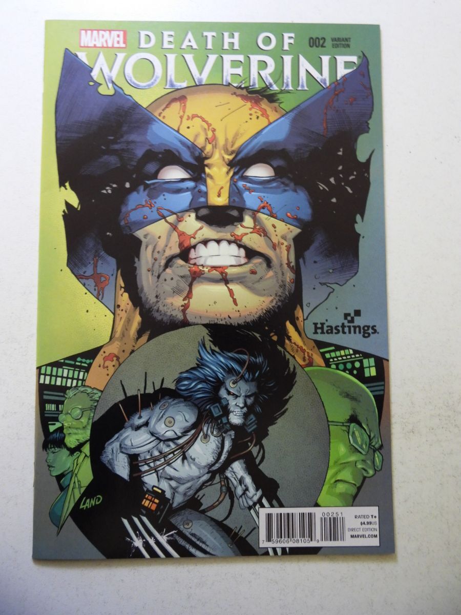 Death of Wolverine #2 Hastings Cover (2014) NM- Condition | Comic Books ...
