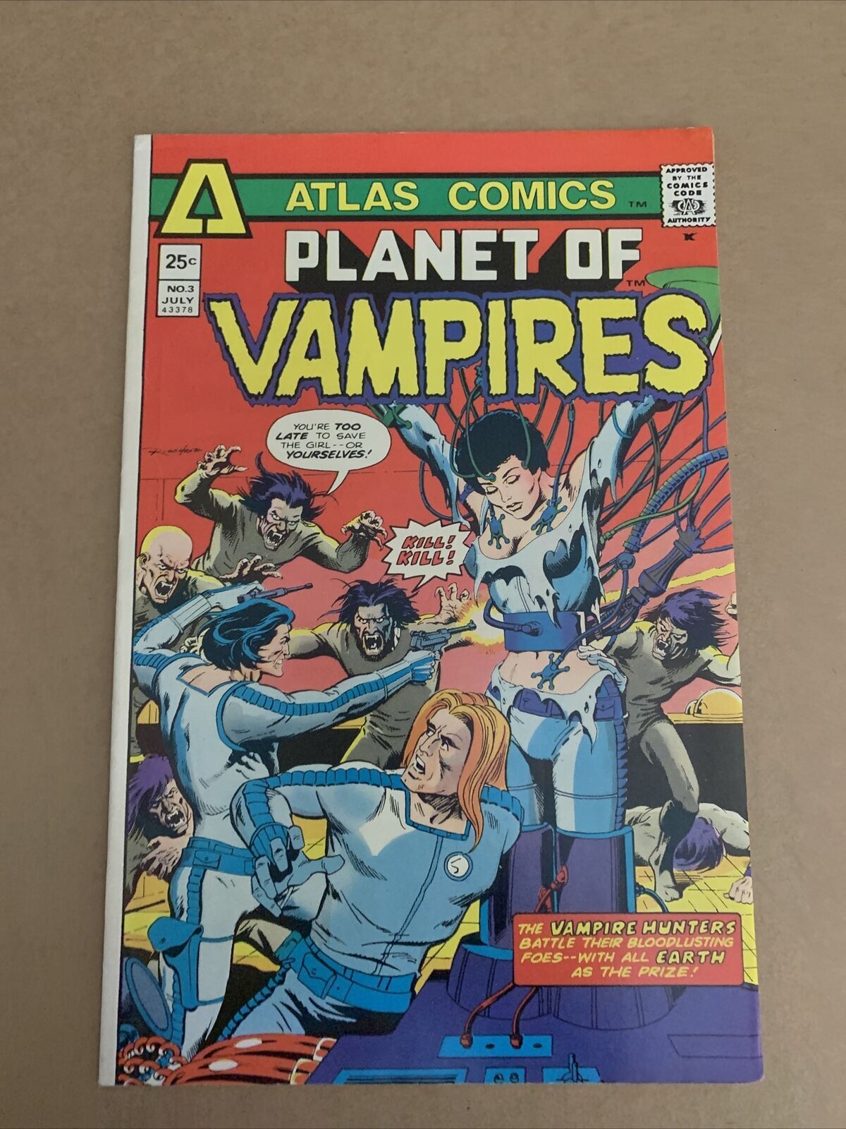 Planet Of Vampires #3: Atlas Comics (1975) Rare | Comic Books - Bronze ...