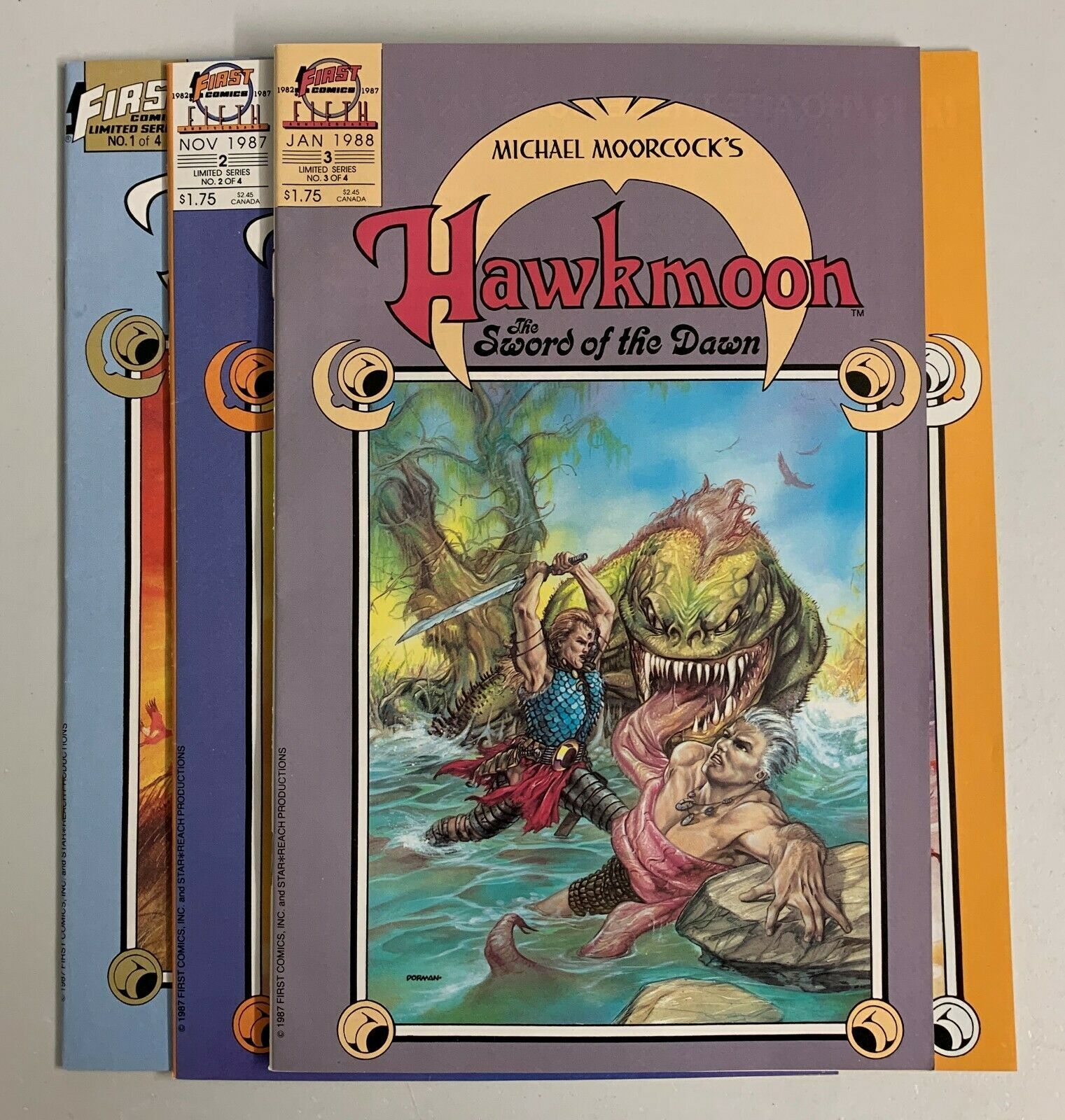 Hawkmoon The Sward Of The Dawn #1-4 (First Comics 1987) Roger Salick (8 ...