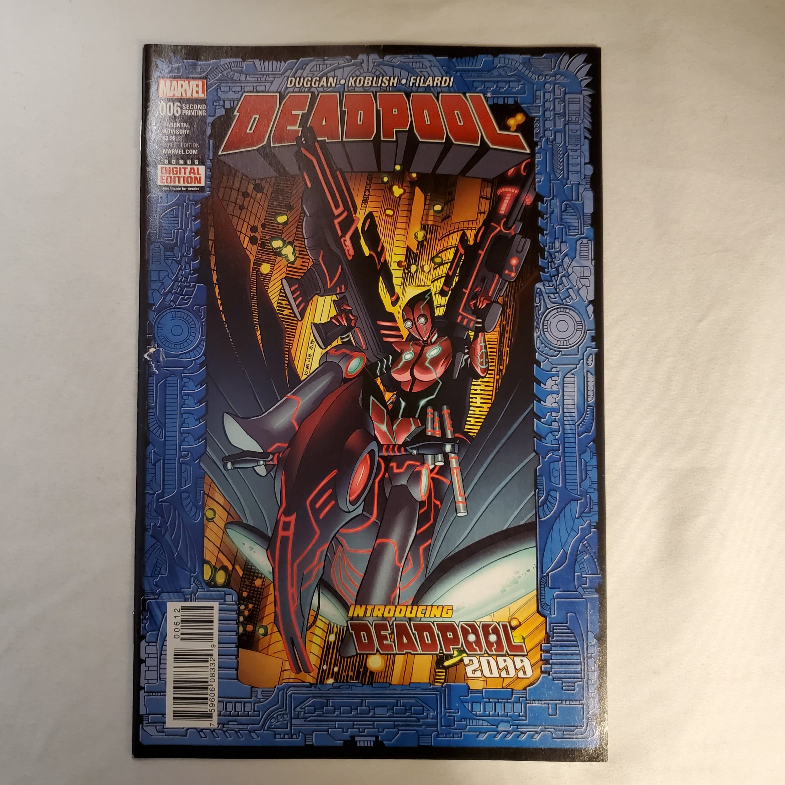 Deadpool 6 2nd Printing Very Good/Fine Tape mark on front cover | Comic ...