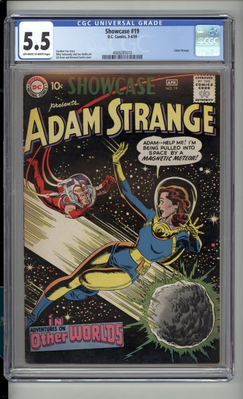 Showcase #19 (1959) CGC 5.5 | Comic Books - Silver Age, DC Comics, Adam ...