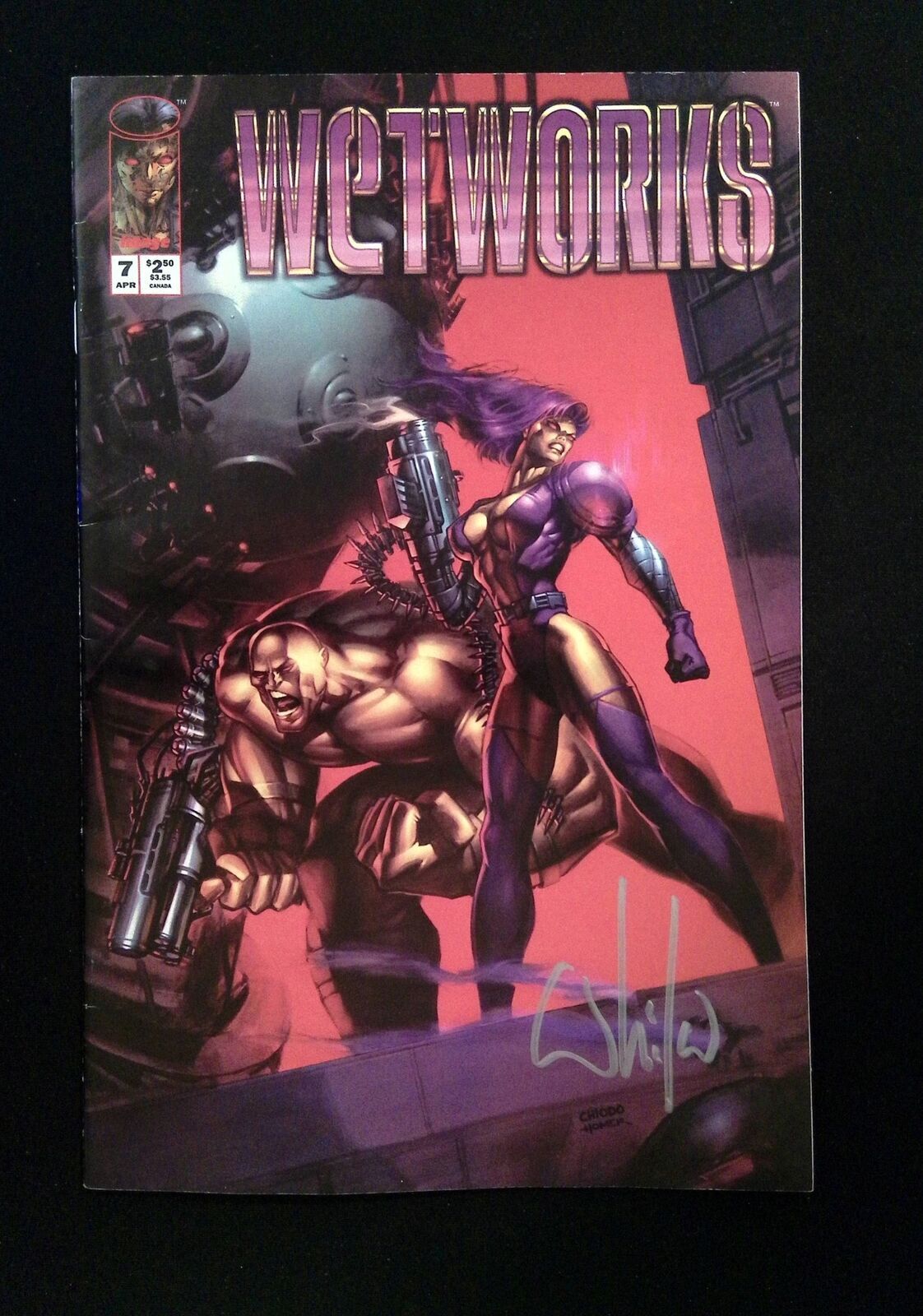 Wetworks #7 Image Comics 1995 Vf Signed By Whilce Portacio ...