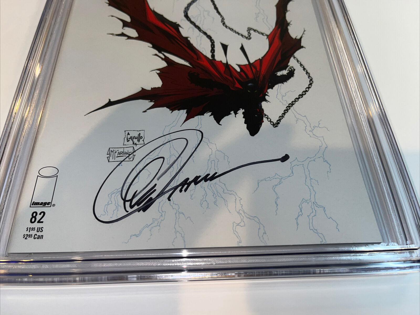 Spawn (1999) # 82 (CGC 9.8 SS WP) Signed Greg Capullo • Story Todd ...