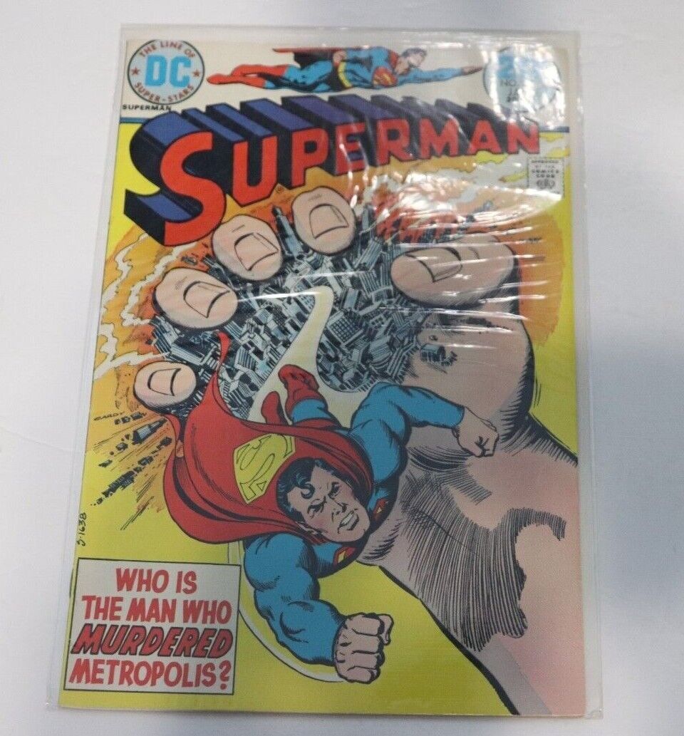 Superman #271 The Man Who Murdered Metropolis Brainiac 1974 DC Comics ...