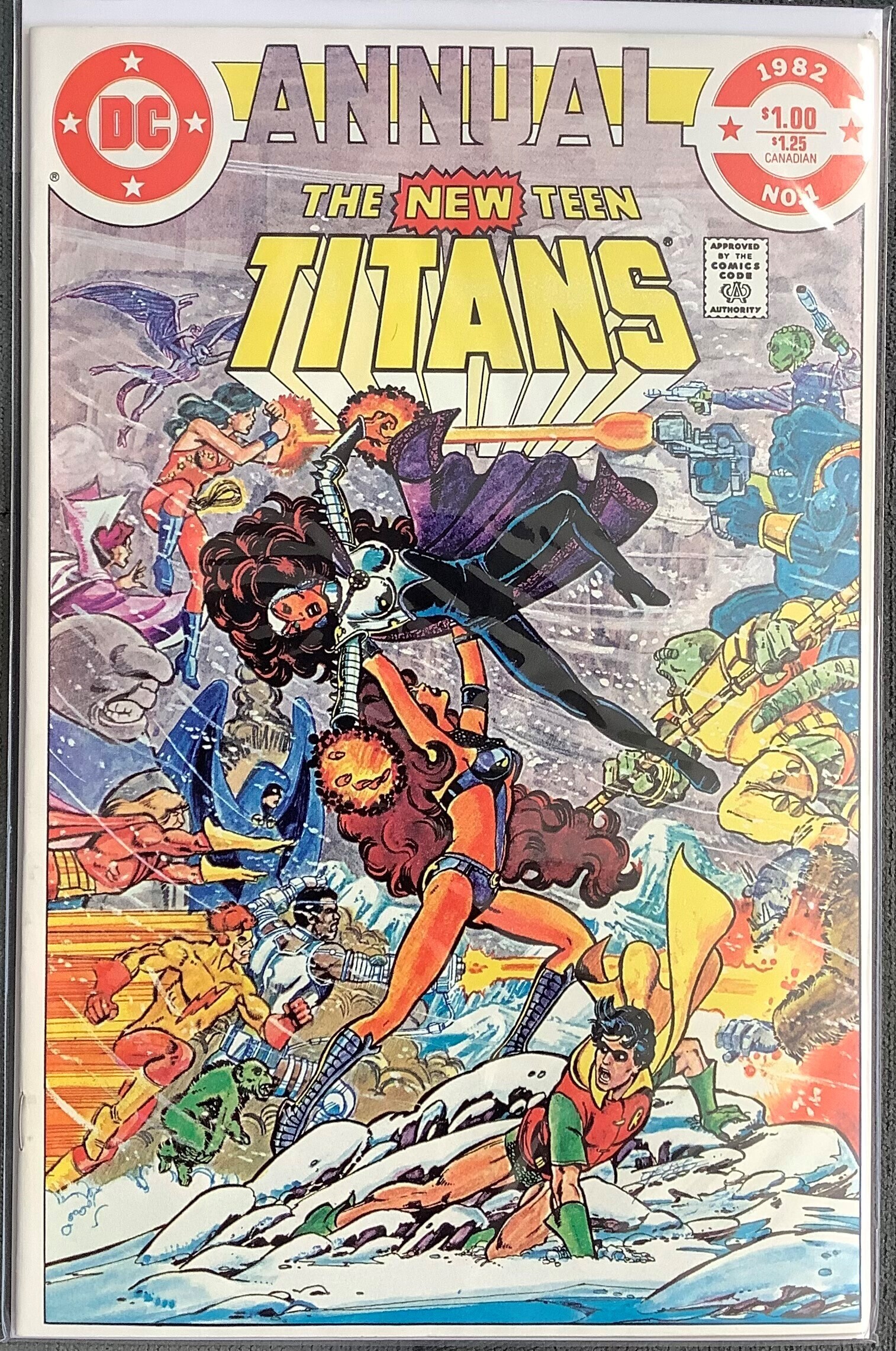 The New Teen Titans Annual #1 Direct Edition (1982, DC) NM+ | Comic ...