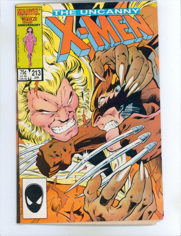 Uncanny X-Men 213 Betsy Braddock becomes Pyslocke joins X-Men Mr ...