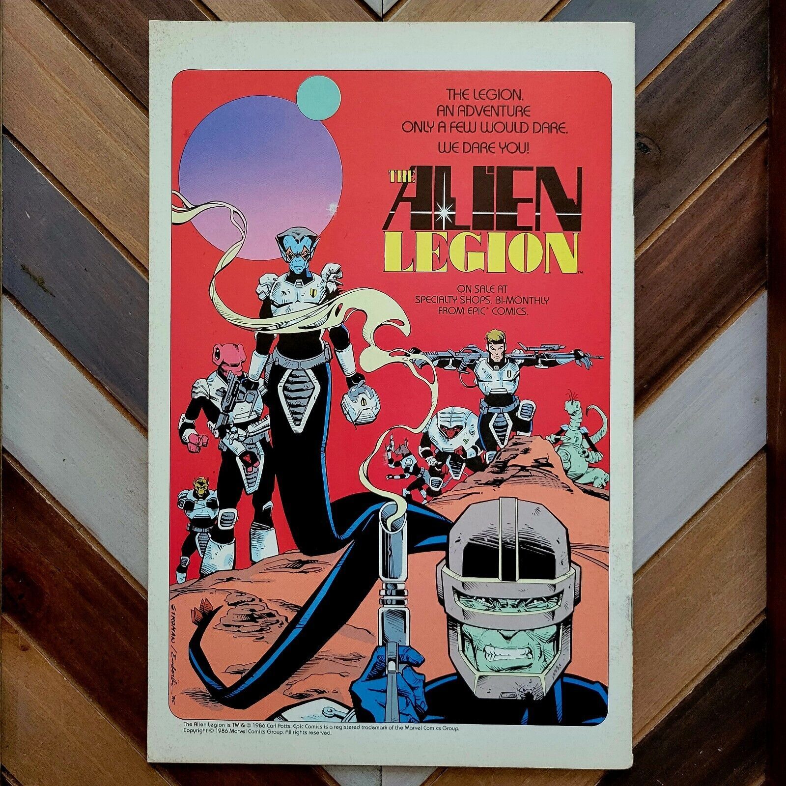 The ONE #6 (Marvel/Epic 1986) Cold War hero. Rick Veitch story art and ...