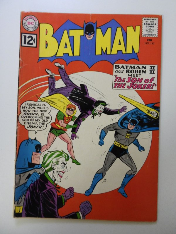 Batman #145 (1962) VG+ condition "bottom staple detached from cover ...