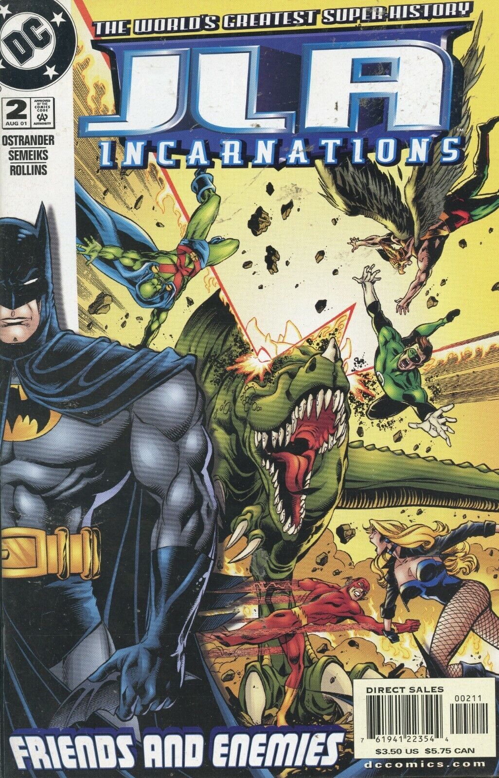 DC JLA Incarnations #1-7 Complete SET Batman Aquaman Green Lantern ...