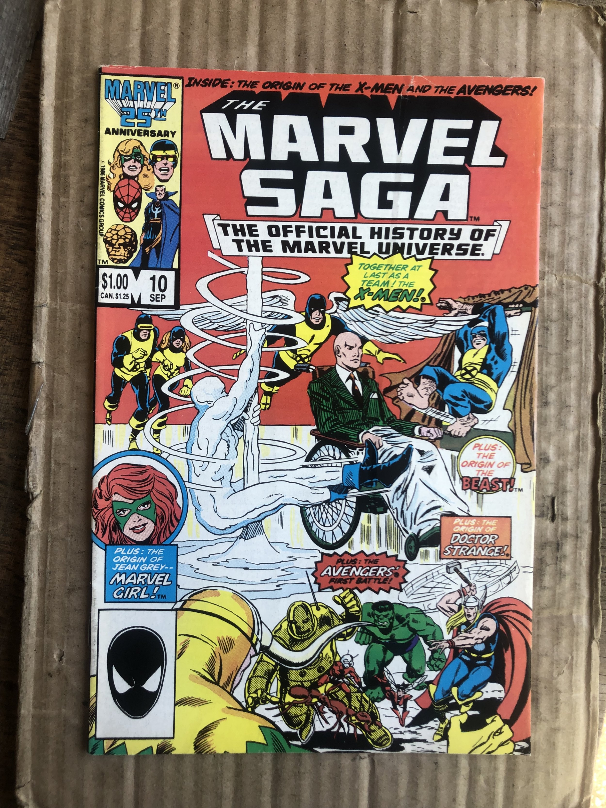 The Marvel Saga The Official History of the Marvel Universe #10 (1986 ...