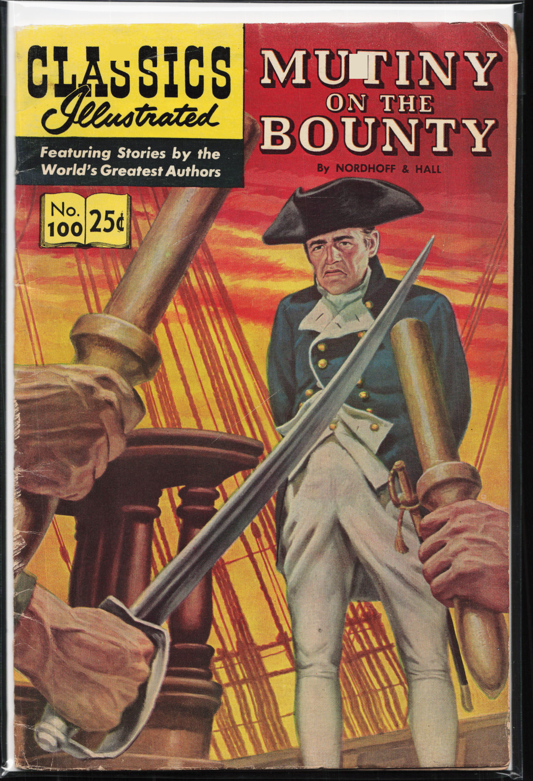 Classics Illustrated #100 Mutiny on the Bounty (1952) | Comic Books ...