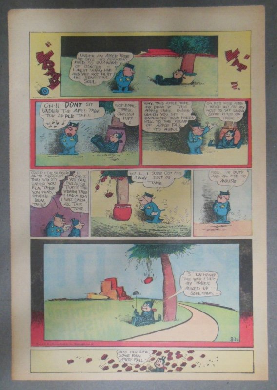 Krazy Kat Sunday Page by George Herriman from 8/30/1942 Size: 11 x 15 ...