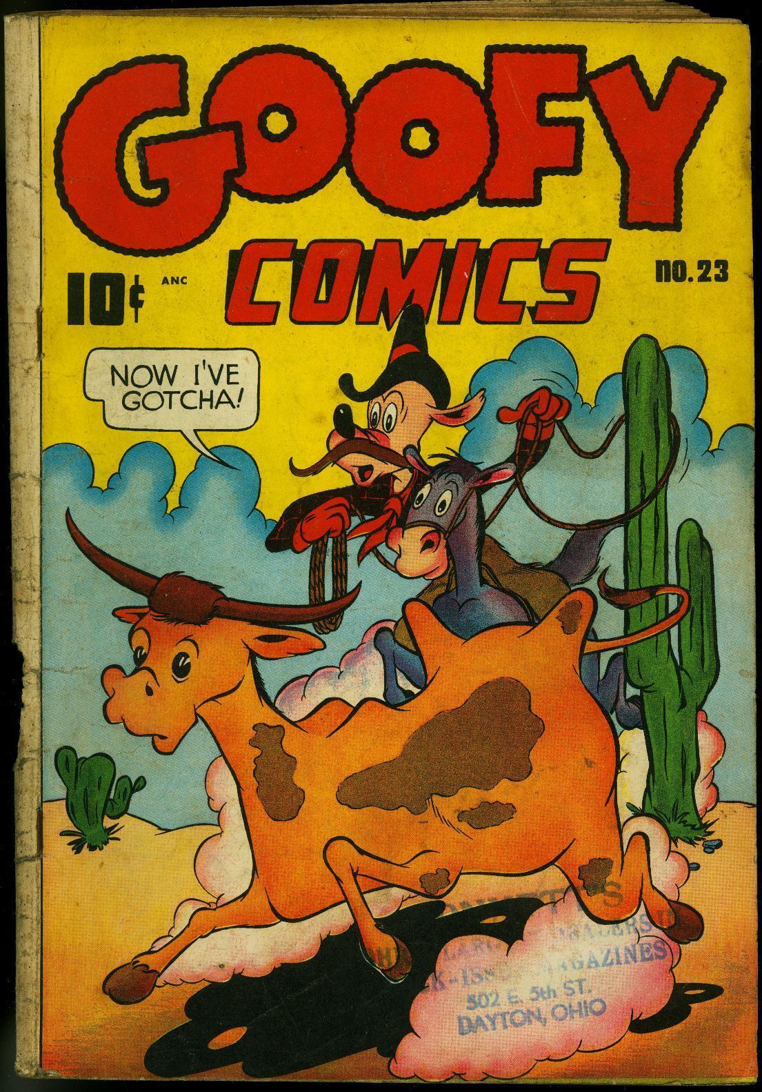 Goofy Comics #23 1947- Frazetta- Cactus Nedor Funny Animals G | Comic ...